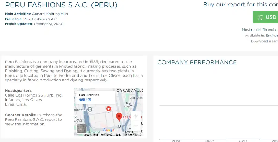 8 principaux fabricants de vêtements péruviens : prix, quantités ...